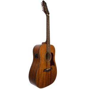 Sawtooth Mahogany Series 12-String Solid Mahogany Top Acoustic-Electric Dreadnought Guitar