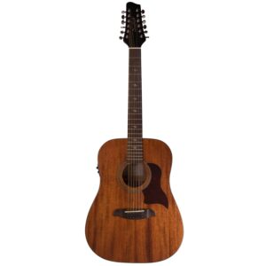 Sawtooth Mahogany Series 12-String Solid Mahogany Top Acoustic-Electric Dreadnought Guitar