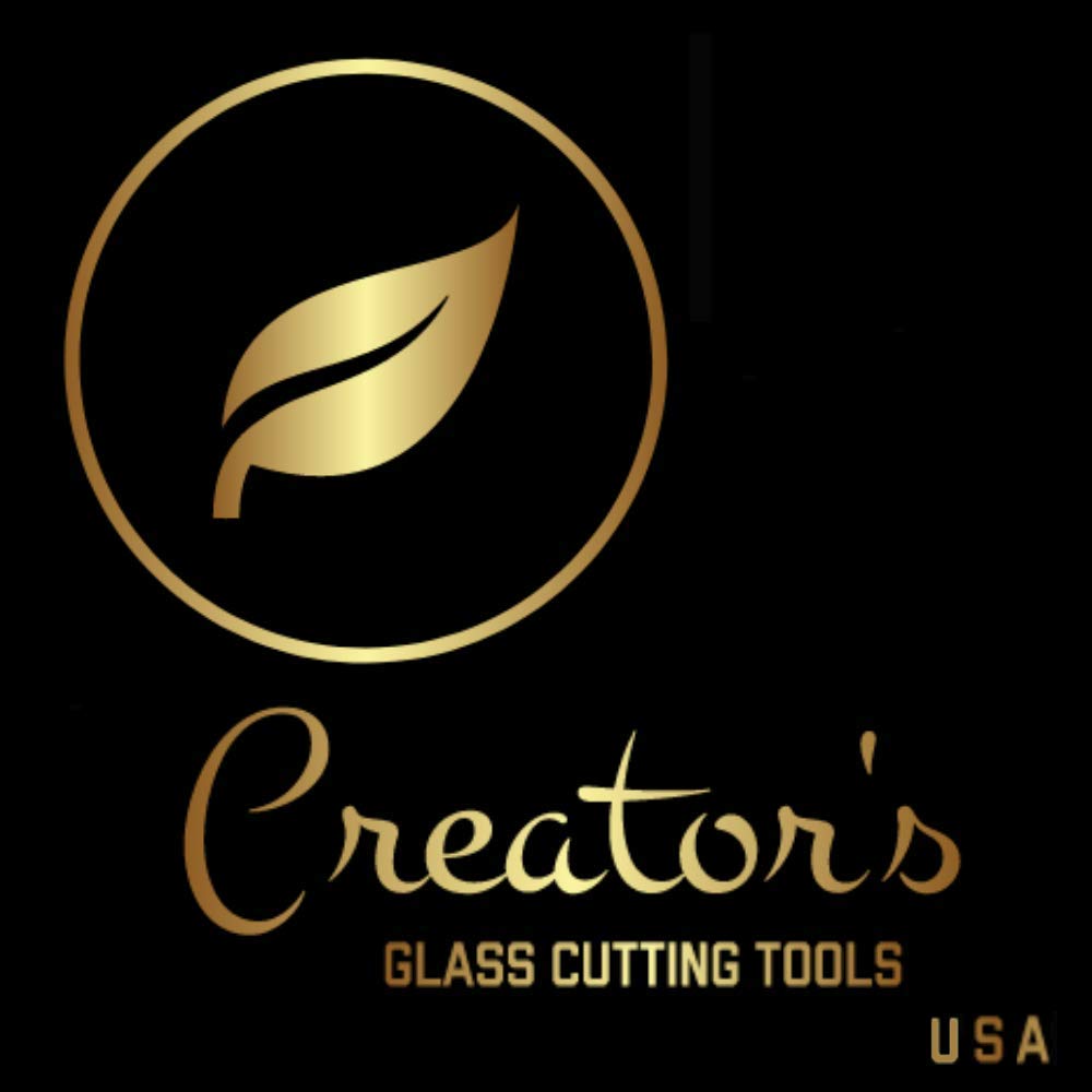 Creator's Beetle Bits Mini Glass Cutting System Portable Work Station for Geometric Shapes Complete with 2 Waffle Grids and Push Button Flying Beetle Glass Cutter Included - DIY - Made in The USA