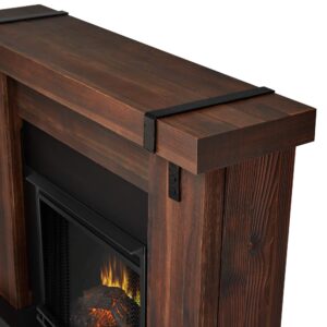 Aspen 49" Electric Fireplace in Gray Barnwood by Real Flame