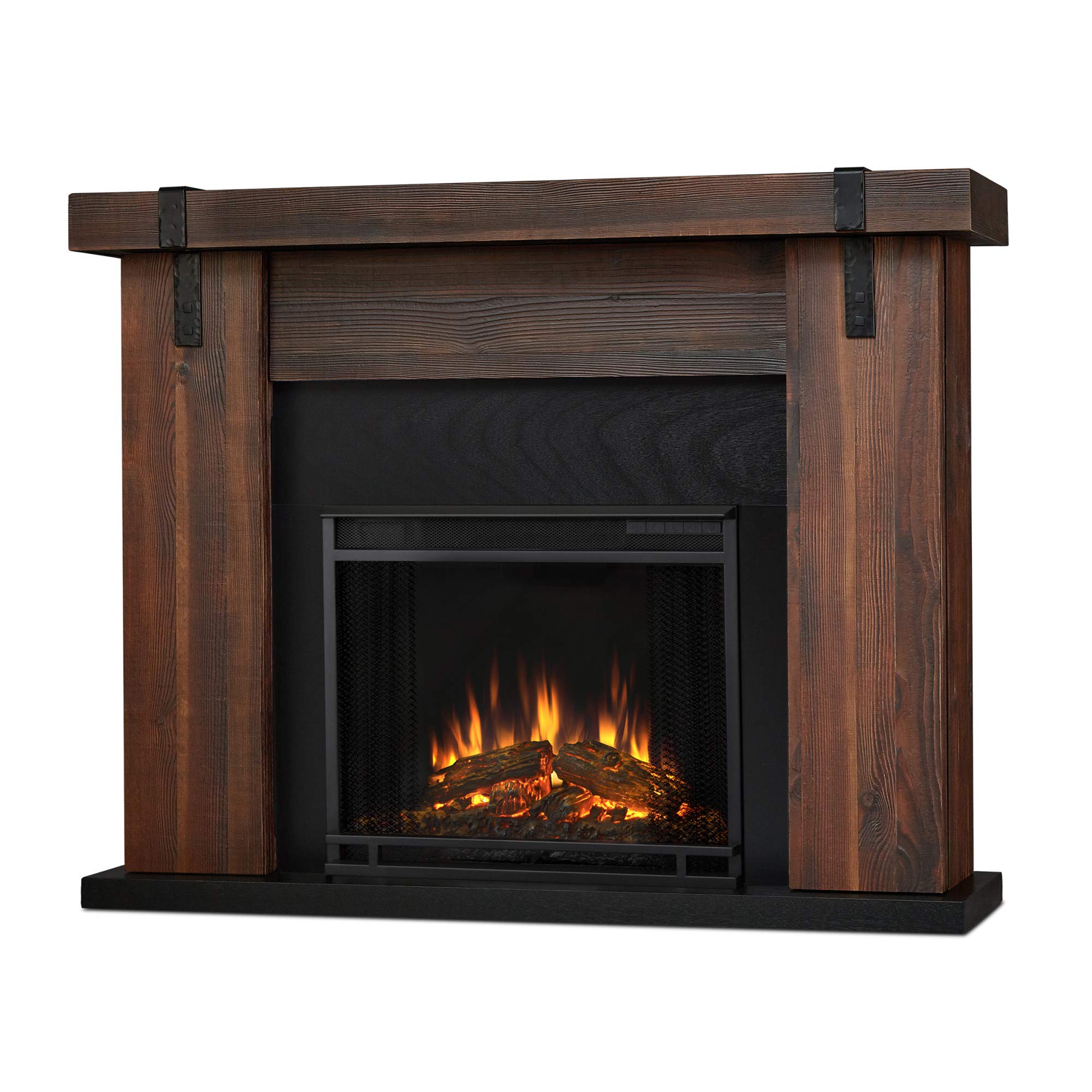 Aspen 49" Electric Fireplace in Gray Barnwood by Real Flame