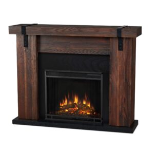 Aspen 49" Electric Fireplace in Gray Barnwood by Real Flame