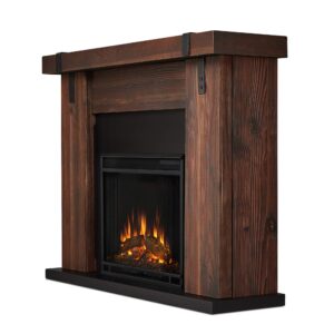 Aspen 49" Electric Fireplace in Gray Barnwood by Real Flame