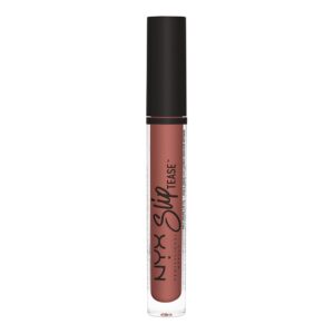 nyx professional makeup slip tease full color lip oil, liquid lipstick - i woke up like this (mauve nude)