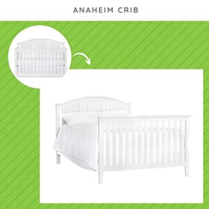 Full-Size Conversion Kit Bed Rails for Suite Bebe Cribs | Multiple Finishes Available (White)