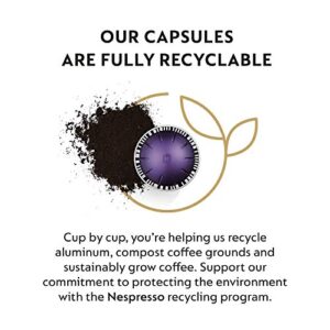 Nespresso Capsules VertuoLine, Altissio, Medium Roast Espresso Coffee, Brews 1.35 Ounce, 50 Count Coffee Pods, Pack of 1 (VERTUOLINE ONLY)