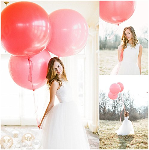 Koogel 36 Inch Big Balloons, 15 PCS Jumbo Latex Giant Balloons Large Balloons for Birthday Baby Shower Wedding Party Festival Event Carnival Decor