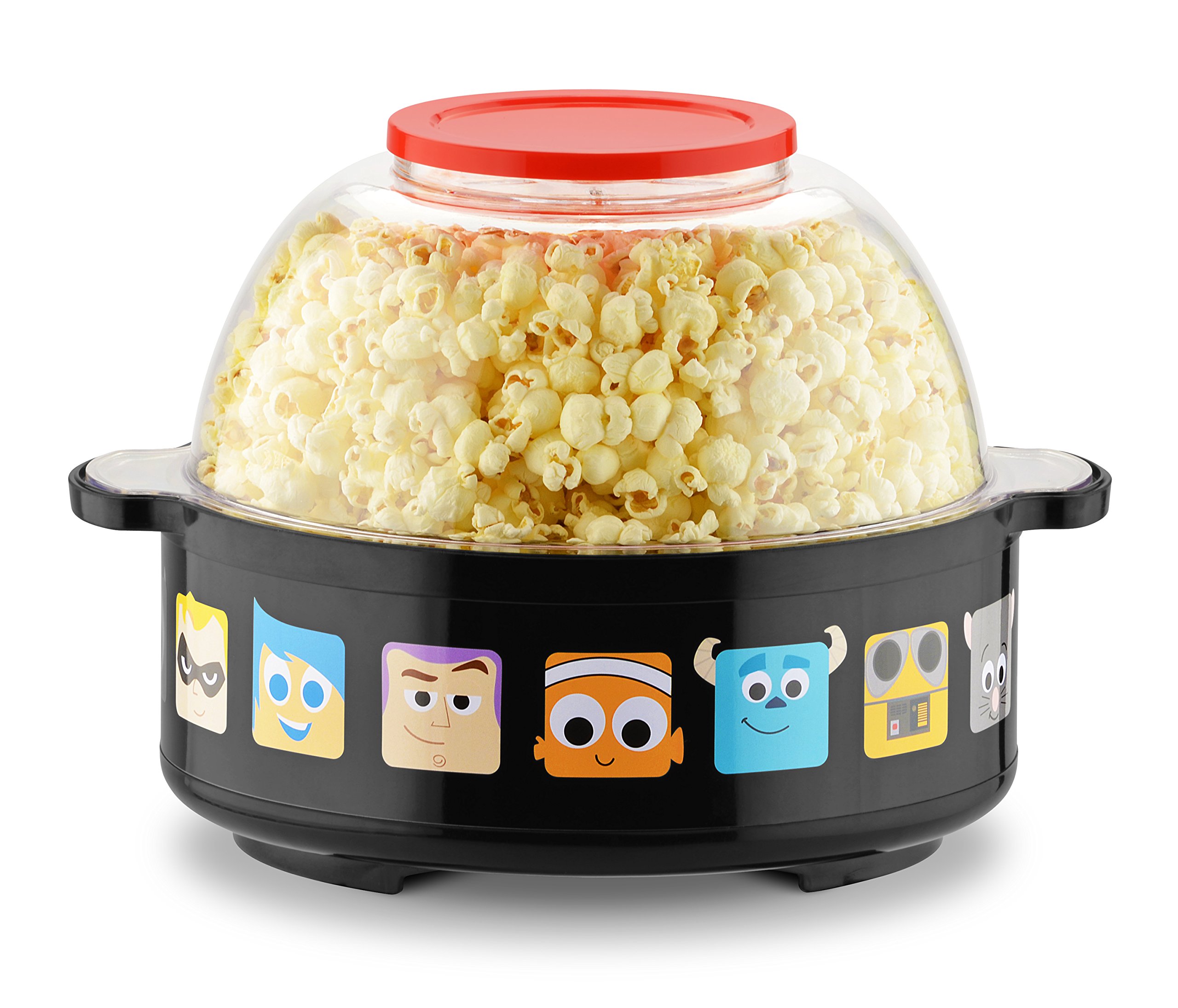 Disney Pixar Collection Stir Popcorn Popper, One Size, Black