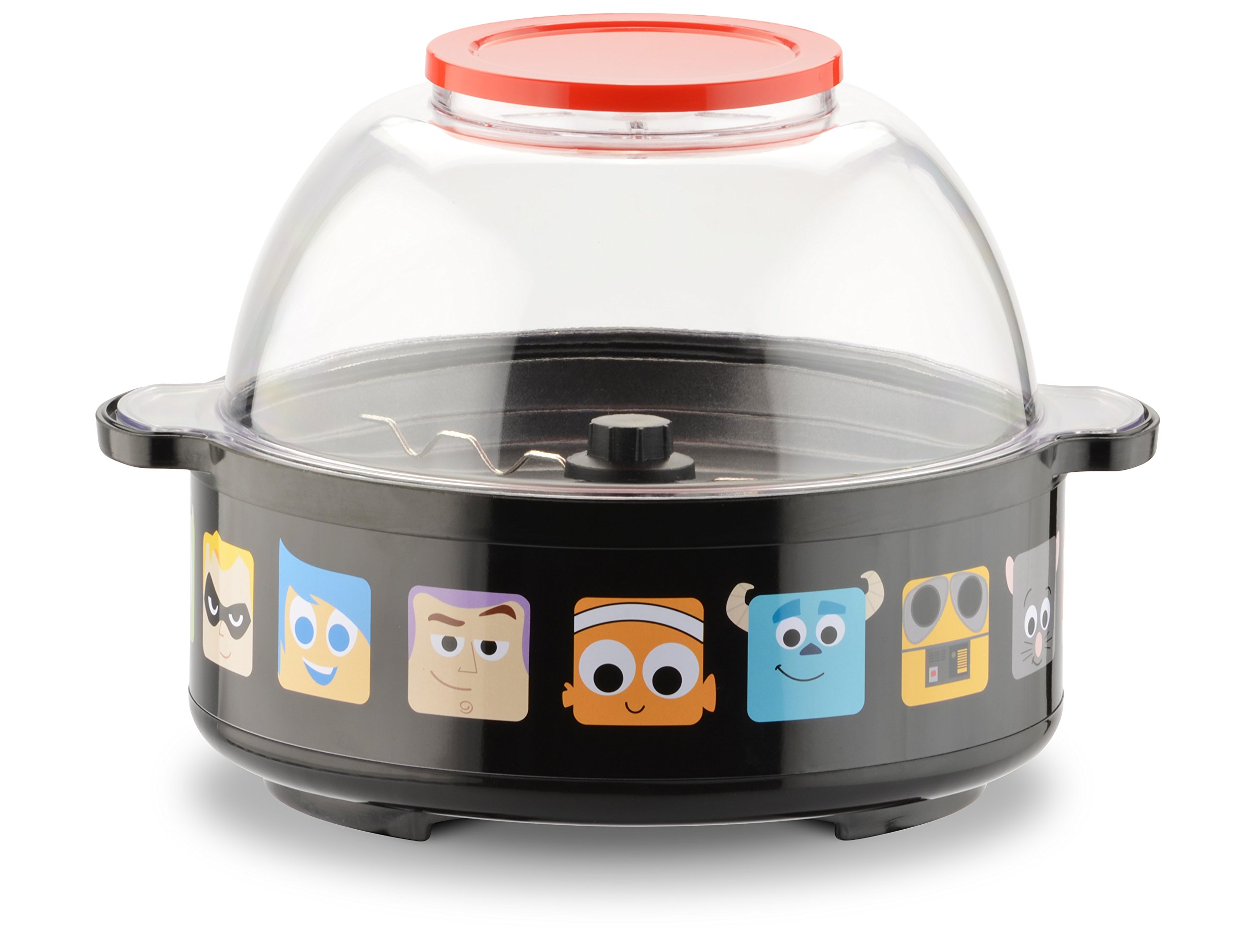 Disney Pixar Collection Stir Popcorn Popper, One Size, Black