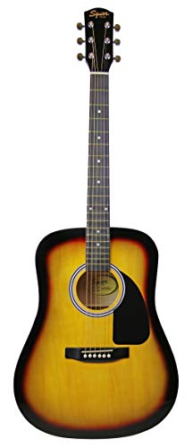 Squier SA-150 Dreadnought Acoustic Guitar, Sunburst