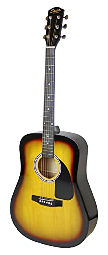 Squier SA-150 Dreadnought Acoustic Guitar, Sunburst