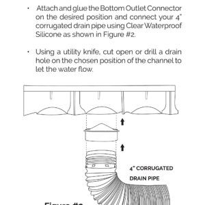 Drainage Trench - Channel Drain with Grate - Black Plastic - 3 x 39 - (117" Total Length)