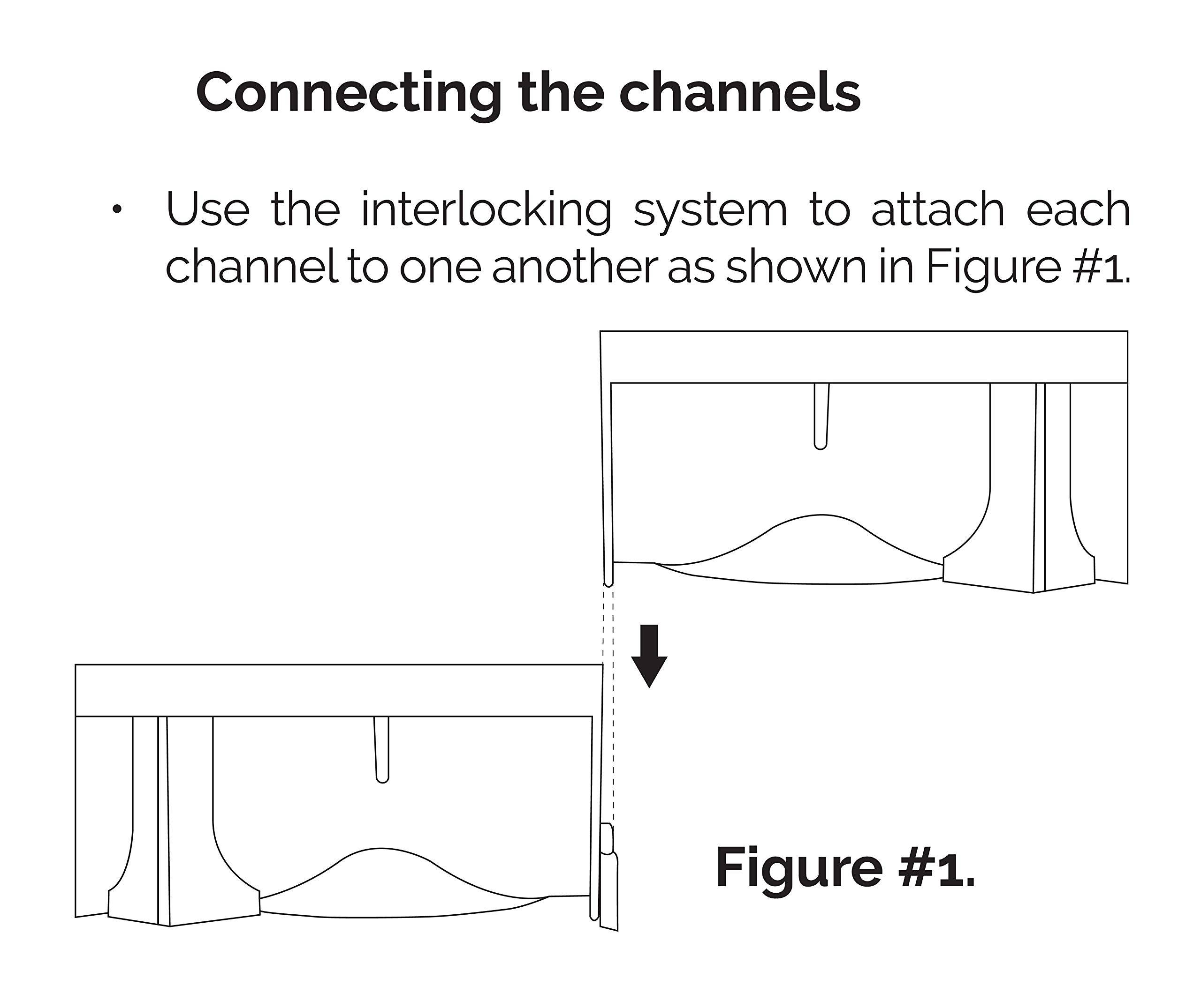 Drainage Trench - Channel Drain with Grate - Black Plastic - 3 x 39 - (117" Total Length)