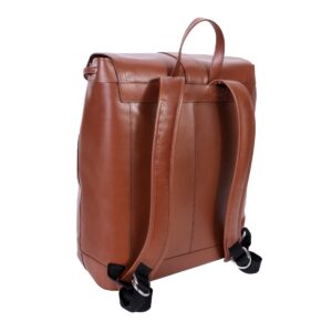 McKlein USA Women's Mcklein 88024: Leather Laptop Backpack, Brown, One Size