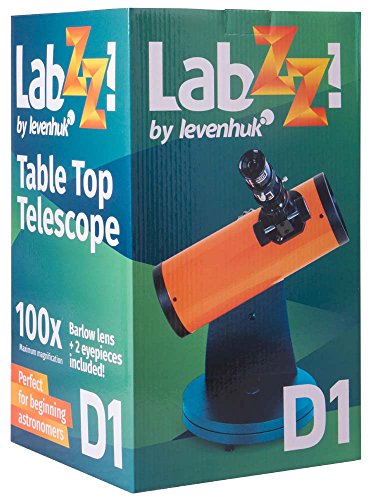 Levenhuk LabZZ D1 Easy to Use Telescope for Children with Rotating Table Dobson Mount and 100x Magnification