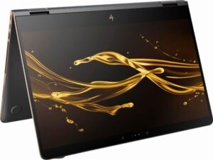 hp older spectre x360 2-in-1 15.6" 4k uhd touch, intel i7 8th gen cpu 16gb ram, 512gb ssd dark ash silver - 3 years mcafee interet security no num-pad, no fingerprint reader