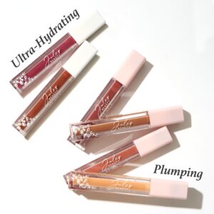 Julep So Plush Hydrating Lip Gloss - Vibes - High-Shine Hydrating Lightweight Lip Color - Non-Sticky Formula - Vitamin E Soothes and Repairs Lips