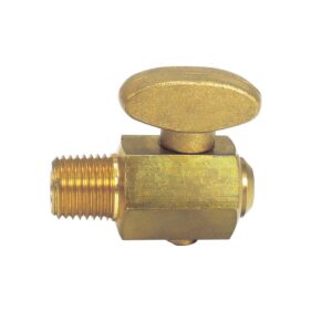 nigo industrial co. air brake air tank drain cock ground plug shutoff (1/4" npt male)