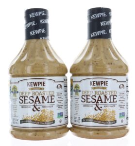 kewpie creamy deep roasted sesame dressing & marinade, 30 fluid ounce (2 pack)