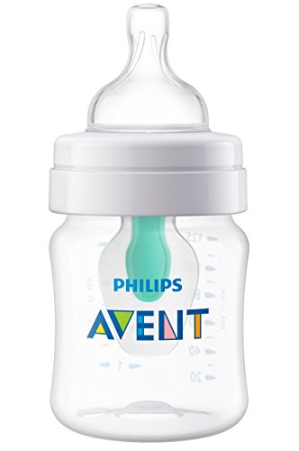 Philips AVENT Anti-colic Baby Bottle with AirFree Vent, 4 Oz, Pack of 4