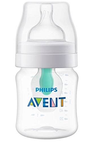 Philips AVENT Anti-colic Baby Bottle with AirFree Vent, 4 Oz, Pack of 4