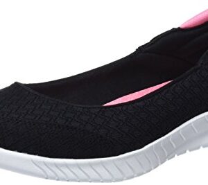 Skechers Women's 23628 Trainers, Black (Black/Pink), 3 UK 36 EU