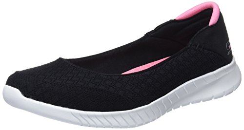 Skechers Women's 23628 Trainers, Black (Black/Pink), 3 UK 36 EU