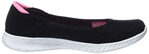 Skechers Women's 23628 Trainers, Black (Black/Pink), 3 UK 36 EU