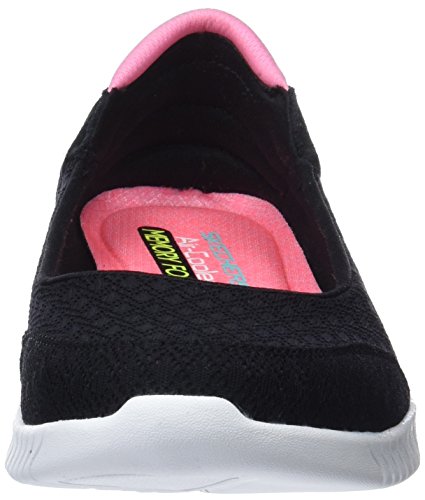 Skechers Women's 23628 Trainers, Black (Black/Pink), 3 UK 36 EU