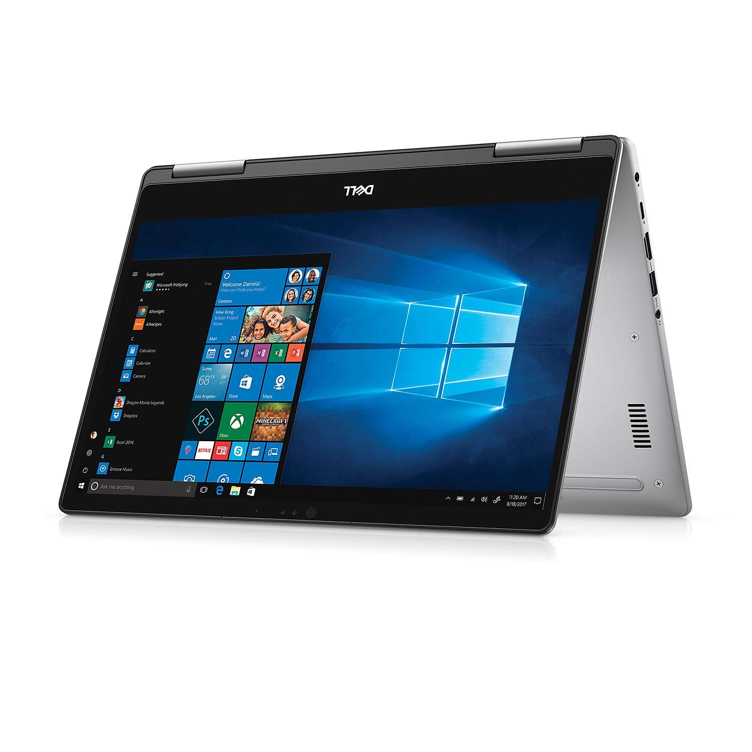 Dell Inspiron 13 2-in-1 Laptop: Core i5-8250U, 256GB SSD, 8GB RAM, 13.3inch Full HD Touch Display, Backlit Keyboard