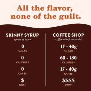 Jordan's Sugar Free Caramel Mocha Coffee Syrup, 25.4 oz - Keto Friendly, For Drinks & Food