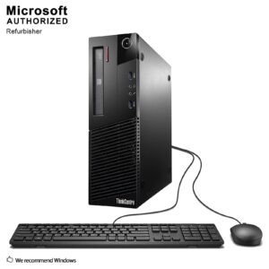 Lenovo ThinkCentre M93P Small Form Business High Performance Desktop Computer PC - Intel Core I5-4570 3.2G,16G RAM DDR3,3TB,DVD-ROM,WIFI, Windows 10 Professional (Renewed)