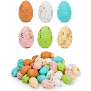 juvale foam easter eggs for crafts and easter party decorations, home decor (50 pack)