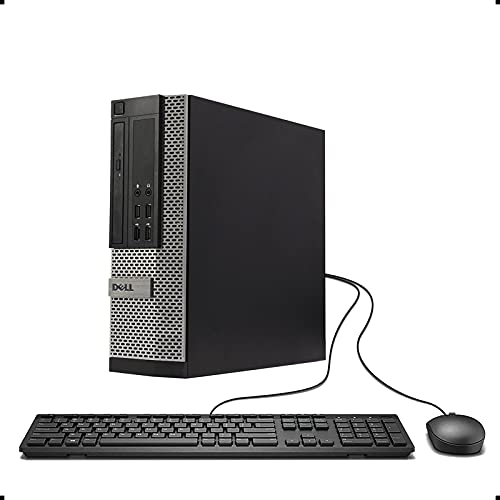 Dell Optiplex 9020 SFF Business Desktop Tower PC (Intel i7 Quad Core, 16GB RAM, 240GB SSD, WIFI, HDMI, VGA, DVD-RW) Win 10 Pro (Renewed)