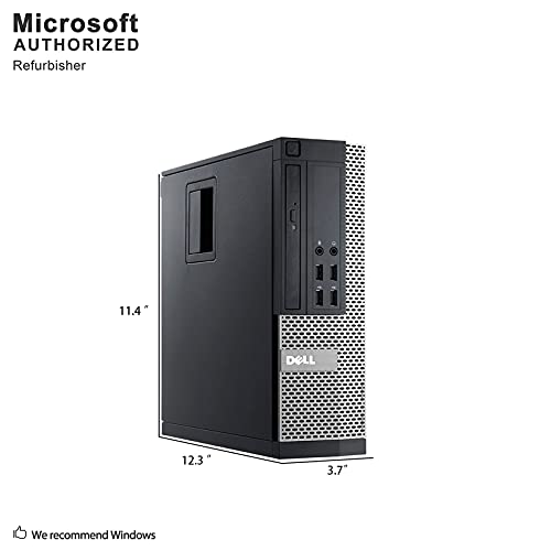 Dell Optiplex 9020 SFF Business Desktop Tower PC (Intel i7 Quad Core, 16GB RAM, 240GB SSD, WIFI, HDMI, VGA, DVD-RW) Win 10 Pro (Renewed)