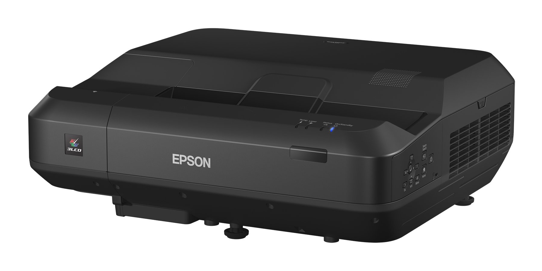 Epson Home Cinema LS100 3LCD Ultra Short-throw Projector, Digital Laser Display with Full HD and 100% Color Brightness