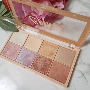 Makeup Revolution Soph X Highlighter Palette, Highlighter Makeup, Gluten Free, Vegan & Cruelty-Free, 16g