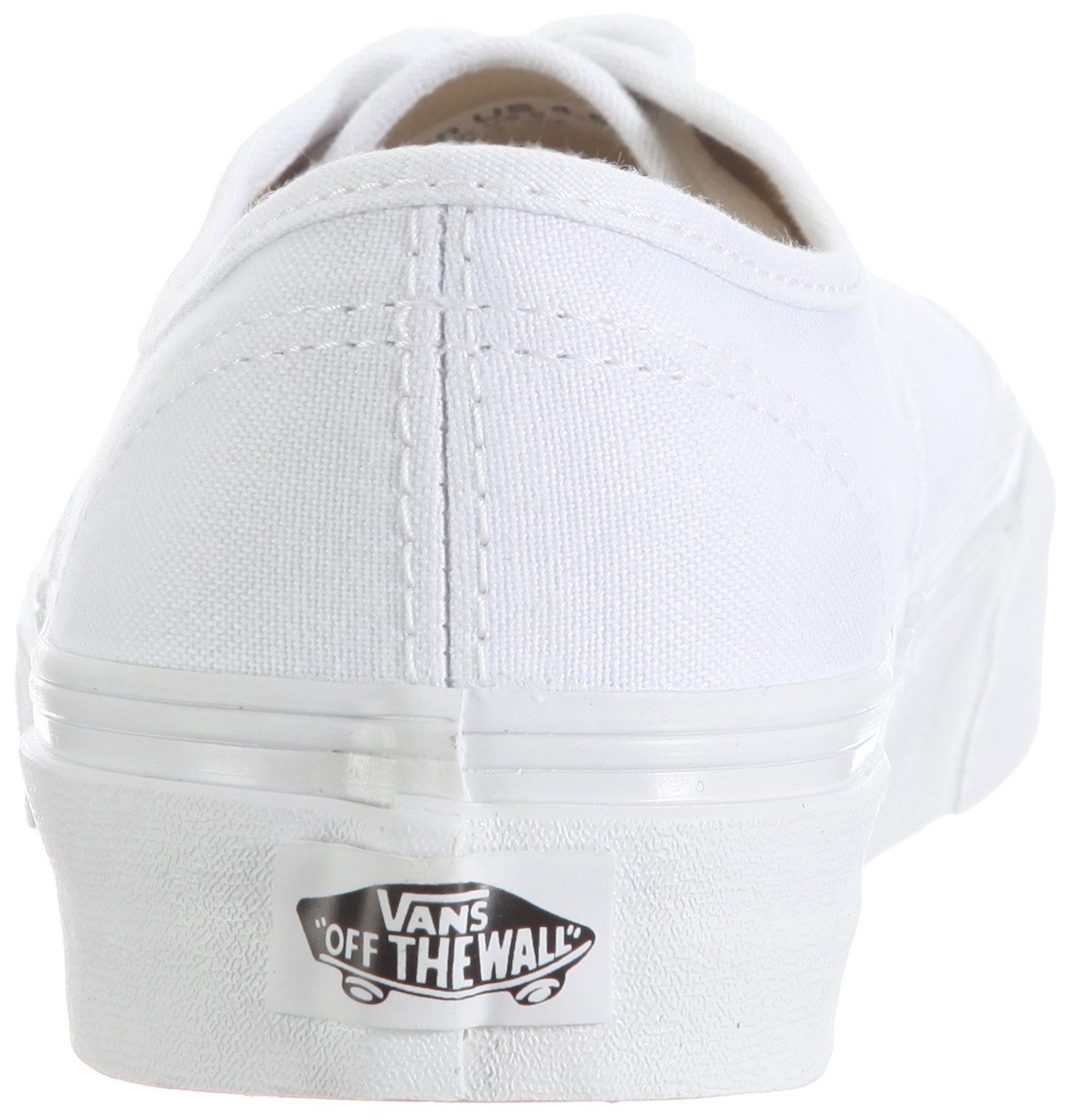 Vans Unisex Authentic True White Canvas VN000EE3W00 Mens 4.5, Womens 6