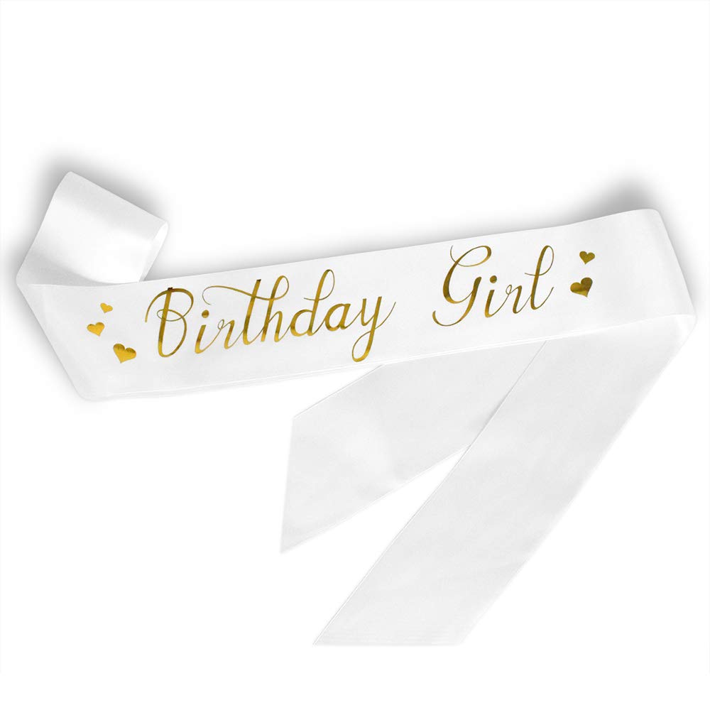 Birthday Girl Sash - Birthday Sash Birthday Party Favors, Supplies and Decorations