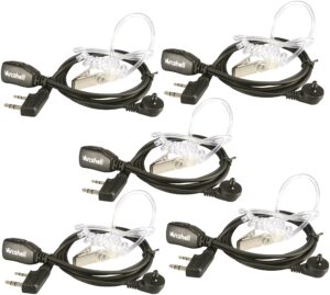 arcshell acoustic tube earpiece 5 pack