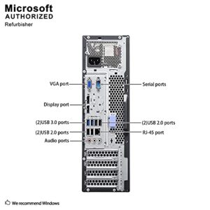 Lenovo ThinkCentre M83 Small Form Business High Performance Desktop Computer(Intel Core I5-4570 3.2G,16G RAM DDR3,240G SSD+500GB HDD,DVD,WiFi, Windows 10 Professional) (Renewed)