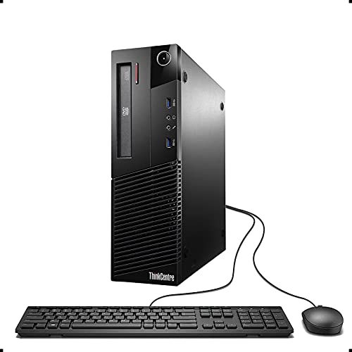 Lenovo ThinkCentre M83 Small Form Business High Performance Desktop Computer(Intel Core I5-4570 3.2G,16G RAM DDR3,240G SSD+500GB HDD,DVD,WiFi, Windows 10 Professional) (Renewed)