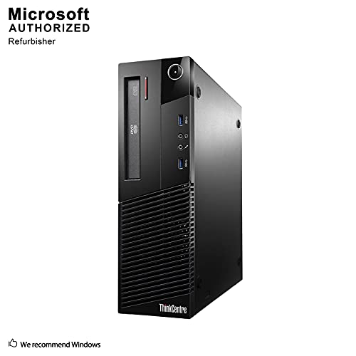 Lenovo ThinkCentre M83 Small Form Business High Performance Desktop Computer(Intel Core I5-4570 3.2G,16G RAM DDR3,240G SSD+500GB HDD,DVD,WiFi, Windows 10 Professional) (Renewed)