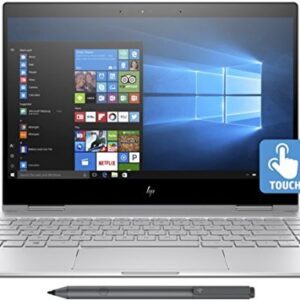 HP Spectre x360-13t Quad Core(8th Gen Intel i7-8550U, 16GB RAM, 512GB PCIe NVMe SSD, IPS micro-edge Touchscreen Corning Gorilla, Win 10 Ink)Bang&Olufsen 13.3" 2-in-1 Convertible Stylus - Silver