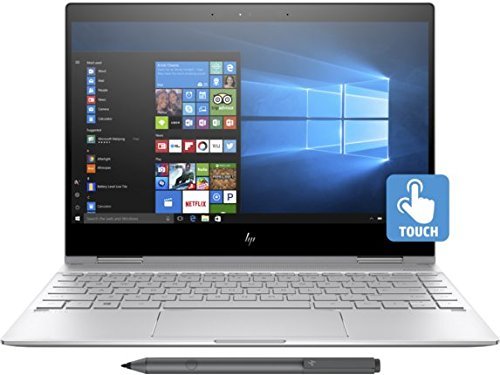 HP Spectre x360-13t Quad Core(8th Gen Intel i7-8550U, 16GB RAM, 512GB PCIe NVMe SSD, IPS micro-edge Touchscreen Corning Gorilla, Win 10 Ink)Bang&Olufsen 13.3" 2-in-1 Convertible Stylus - Silver