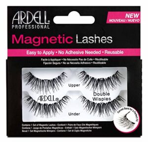 ardell professional magnetic double strip lashes, wispies