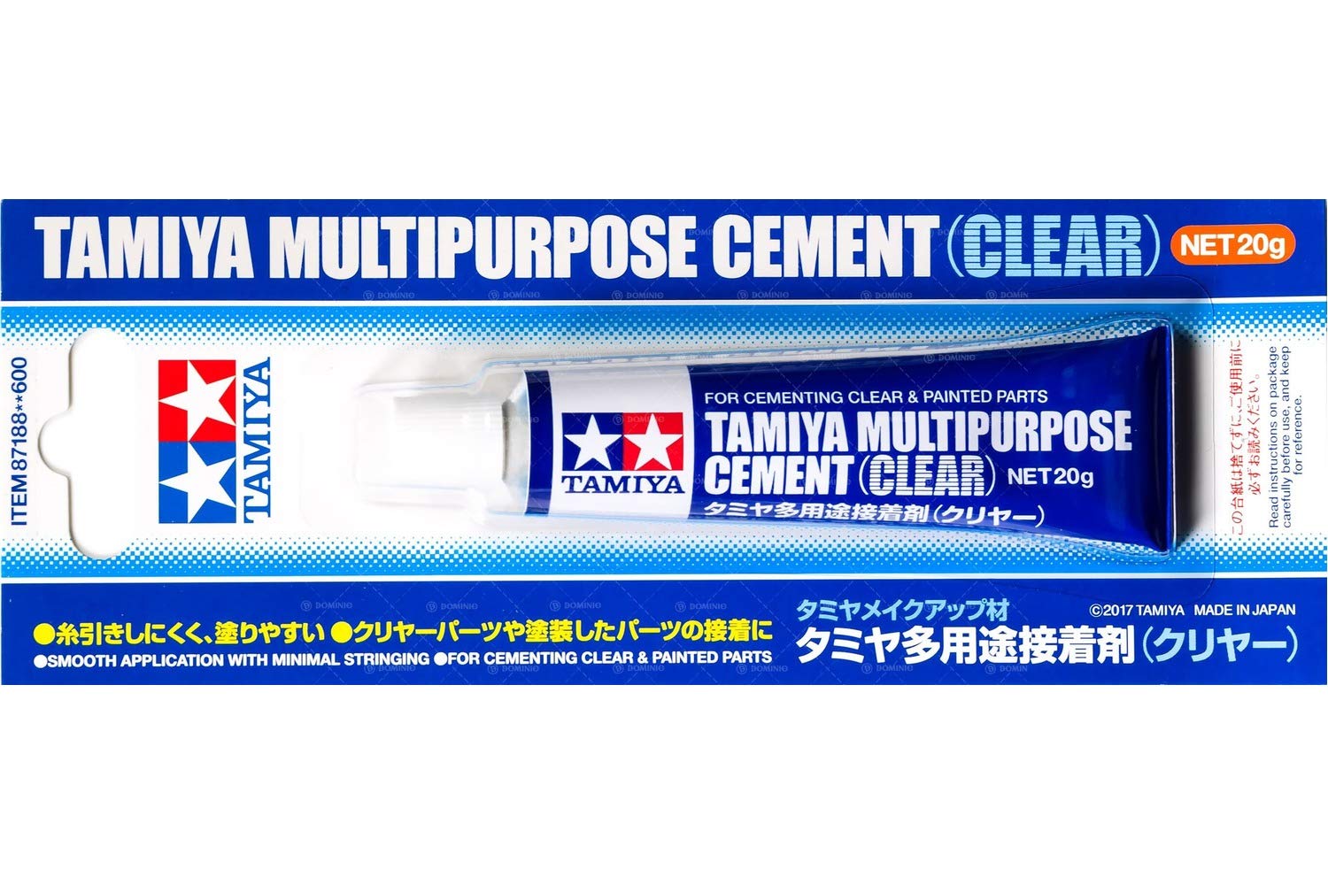 Tamiya 87188 Multipurpose Cement (Clear) for Cementing Clear & Painted Parts