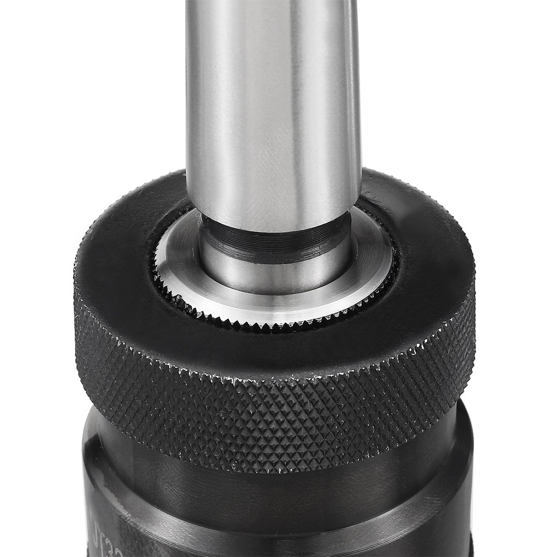 uxcell Keyless Drill Chuck MT2 Morse Taper Mount Adjustable 1/32"-1/2" (1mm-13mm) 3-Jaw for Lathes Milling Drilling Machine