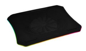 thermaltake massive 20 rgb steel mesh panel single 200mm fan 10"‐19" laptop notebook cooling pad cl‐n014‐pl20sw‐a