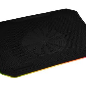 Thermaltake Massive 20 RGB Steel Mesh Panel Single 200mm Fan 10"‐19" Laptop Notebook Cooling Pad CL‐N014‐PL20SW‐A